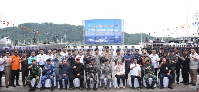 Bakamla RI Buka Patroli Bersama Yudhistira-I/23 2023… Bakamla RI Buka Patroli Bersama Yudhistira-I/23 2023…